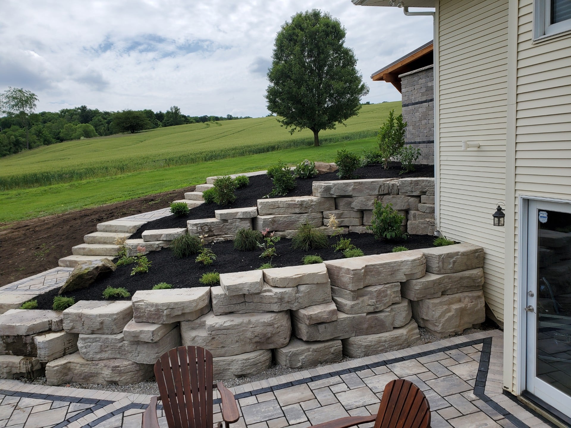 Custom Retaining Walls - Lintz Land Design